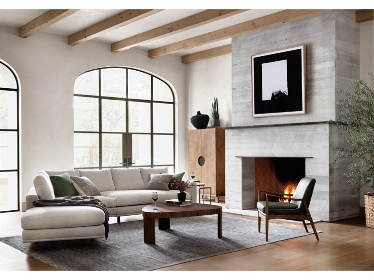 Four Hands Ashford Braden Green Leather Accent Chair | FSCASH8317889