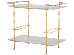 Gabby Thia Marble Brass Bar Cart | GASCH175134