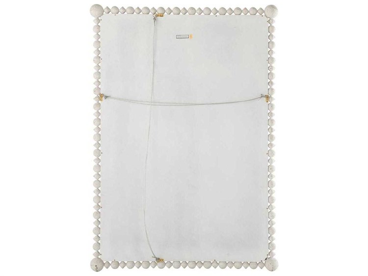 Gabby Beau Antique White Clean Wall Mirror Rectangular | GASCH175137