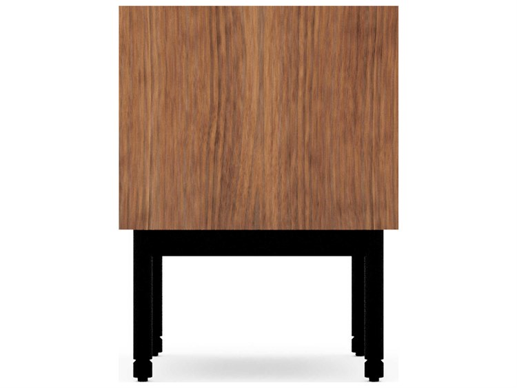 Gus* Modern Munro Rectangular Wood Walnut End Table | GUMECETMUNRWN