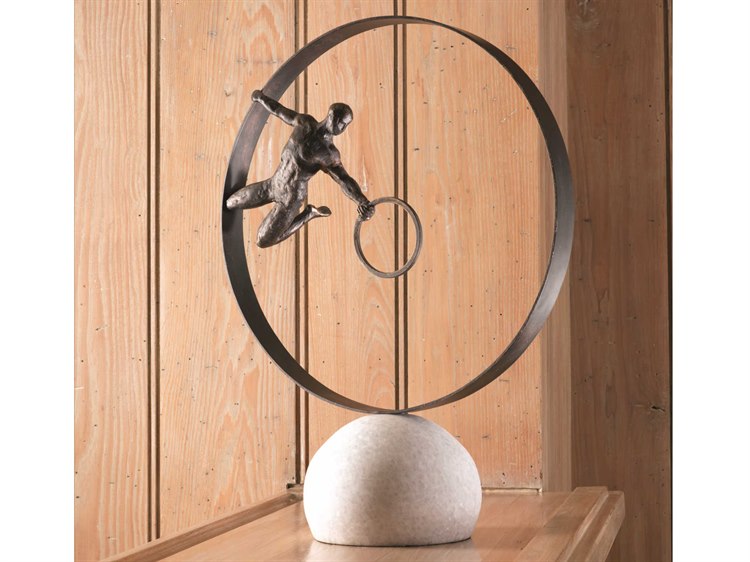 Global Views Circle in Circle Man Sculpture | GV881683