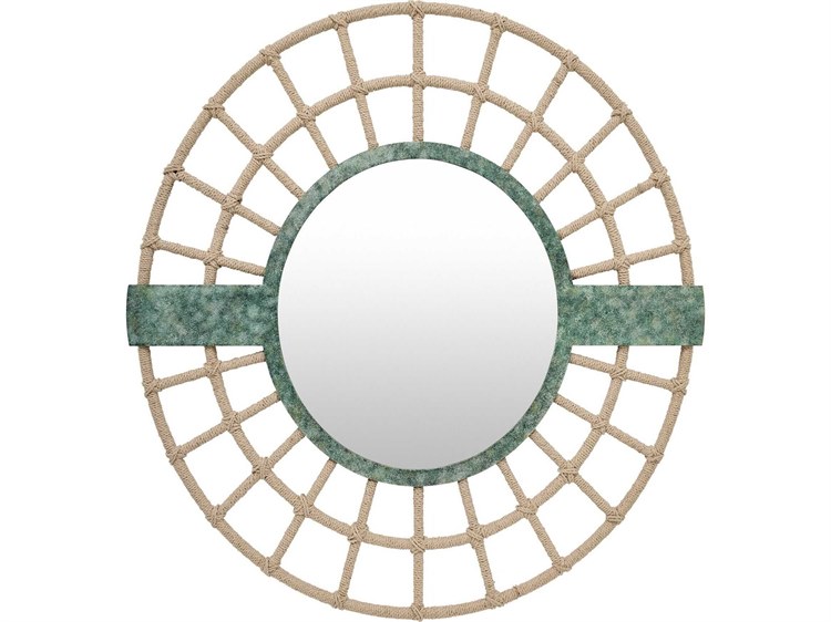 Global Views Bouclier Verdigris Wall Mirror Round | GVCA990028