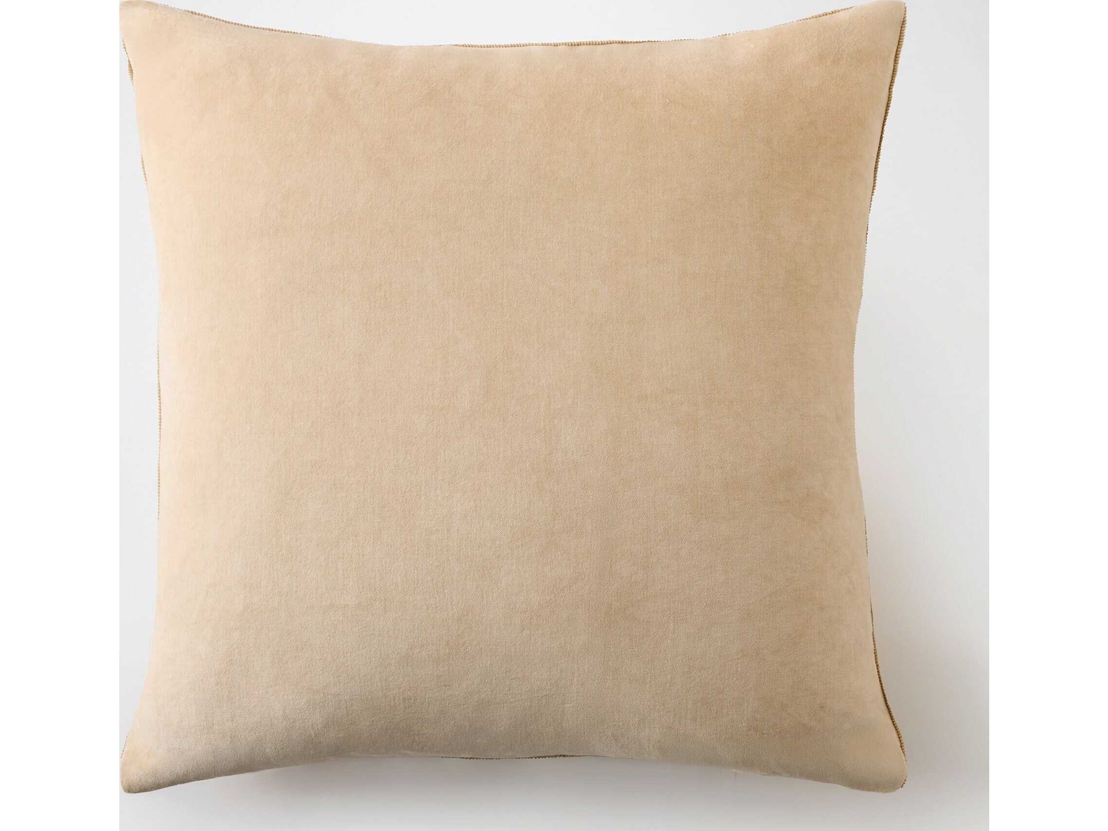 Global Views Carthago Beaded Pillow-Latch-Sand | GVCA990037