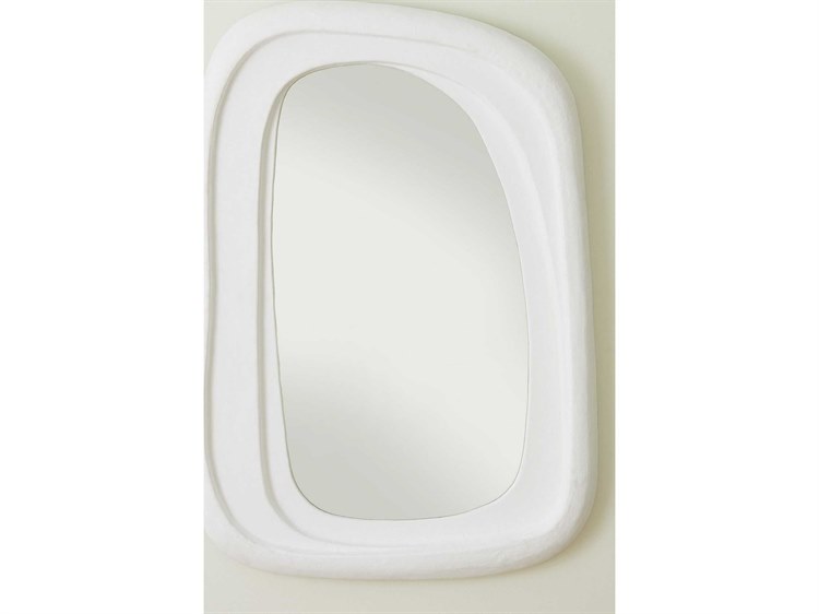 Global Views Epoque White Wall Mirror Vertical Large | GVCLL990094