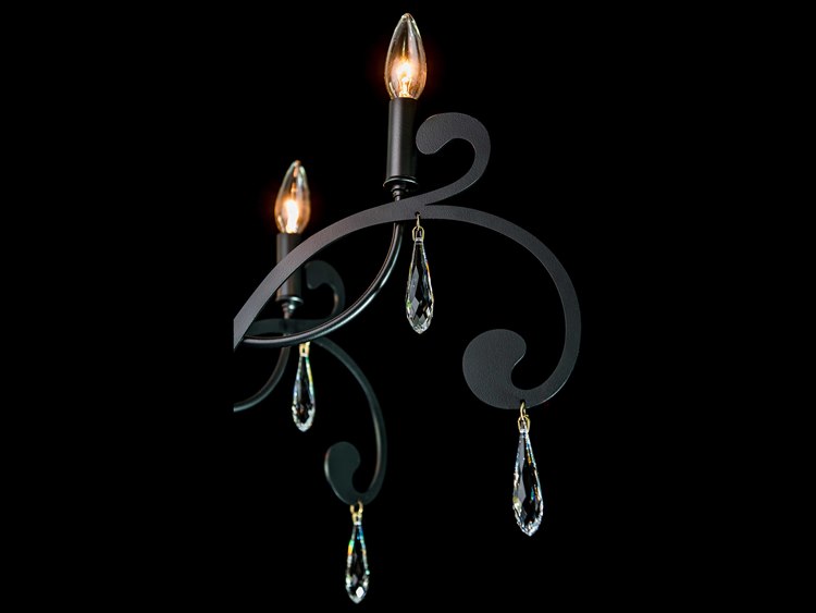 Hubbardton Forge Stella 6-Light Crystal Candelabra Chandelier | HBF105057