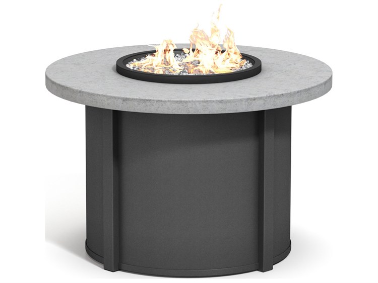 Homecrest Aluminum Round Dining Fire Pit Table Base | HC89RDC