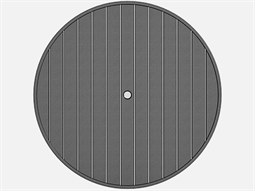 Woodard Extruded Aluminum Tri-Slat Round Table Top | WR02622