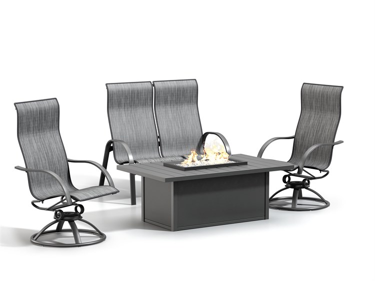 Homecrest Mode Aluminum Rectangular Fire Pit Table Top | HC133660TT