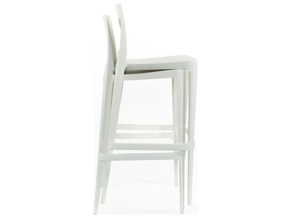 Heller Bellini Light Gray Counter Stool - Pack of 2 | HEL10011702
