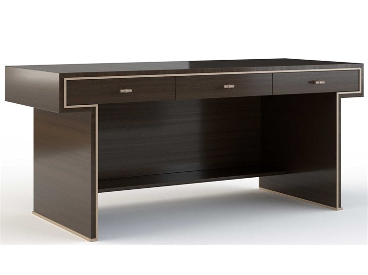 Hickory White Trellis Ember Brown Writing Desk | HIW26350MC