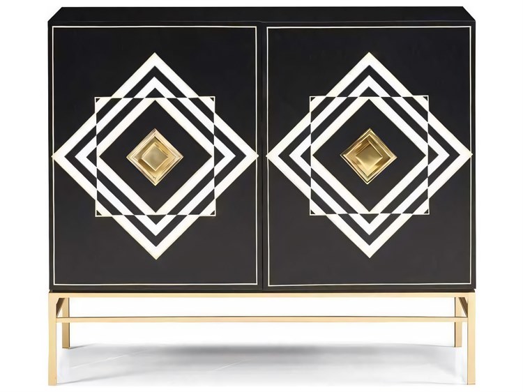Hickory White Terra Modern Innuendo Black Maple Wood Accent Chest ...