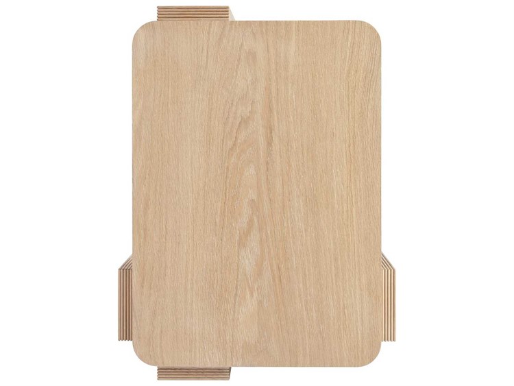 Hickory White Revival Rectangular Wood Light Oak End Table | HIW60324LMC