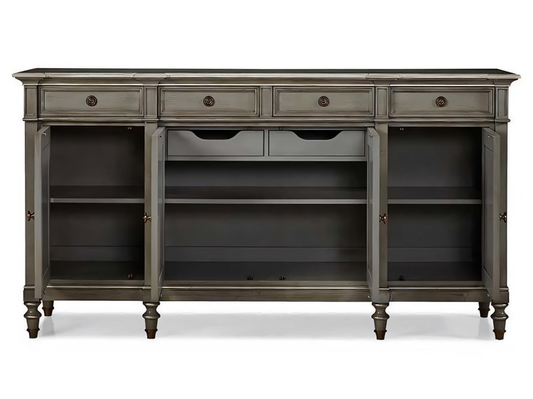 Hickory White Continental Classics 80" Cherry Wood French Blue ...