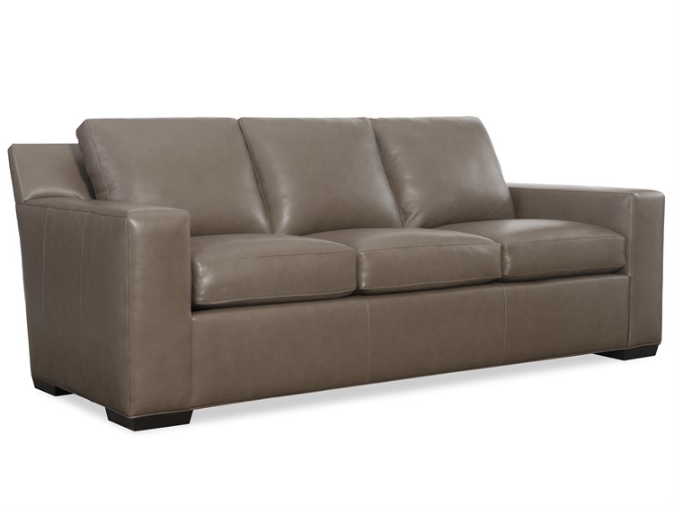 Hancock & Moore H&M Home Octavius Fergus Truffle Leather Sofa ...