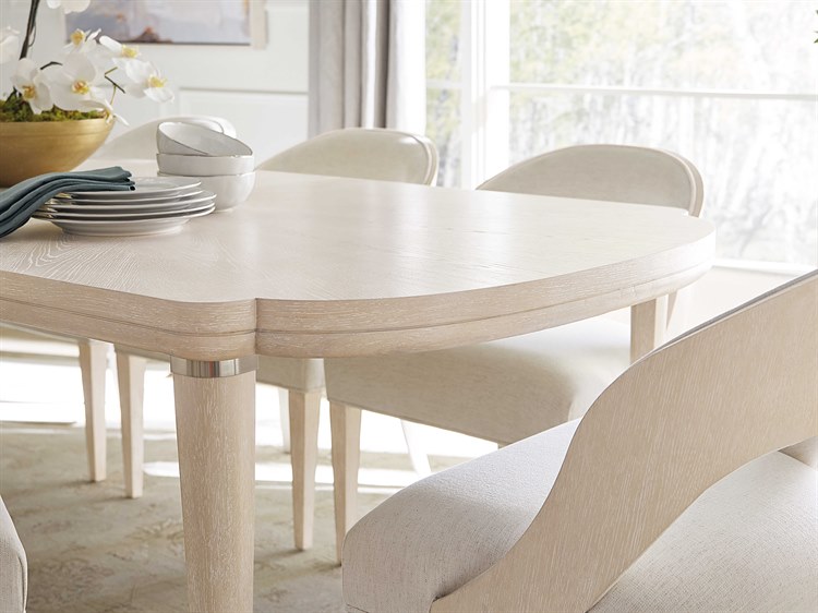 Hooker Furniture Nouveau Chic Extendable Rectangular Wood Sandstone Dining Table | HOO65007520080