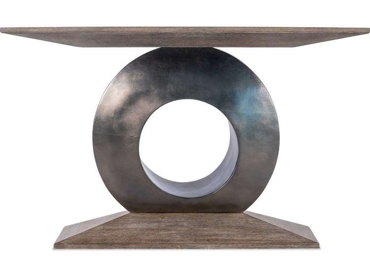 Luxecor Heritage Rectangular Wood Mink Console Table | LXCHRT32906