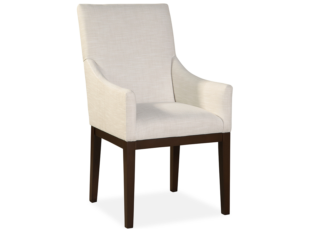 Huntington House 2431 Mira Solid Wood Upholstered Arm Dining Chair ...