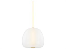 Visual Comfort Modern Fues 1-Light Natural Brass Globe Pendant ...