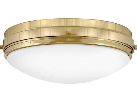 Hinkley Lighting Oliver Bright Brass 1-light 14'' Wide Pendant | HY39054BBR