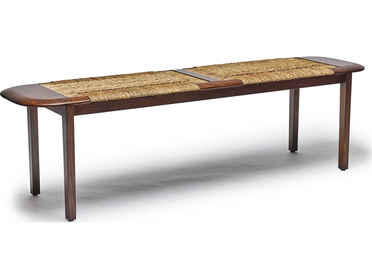Interlude Home Juno Chestnut Natural Brown Accent Bench | IL178135