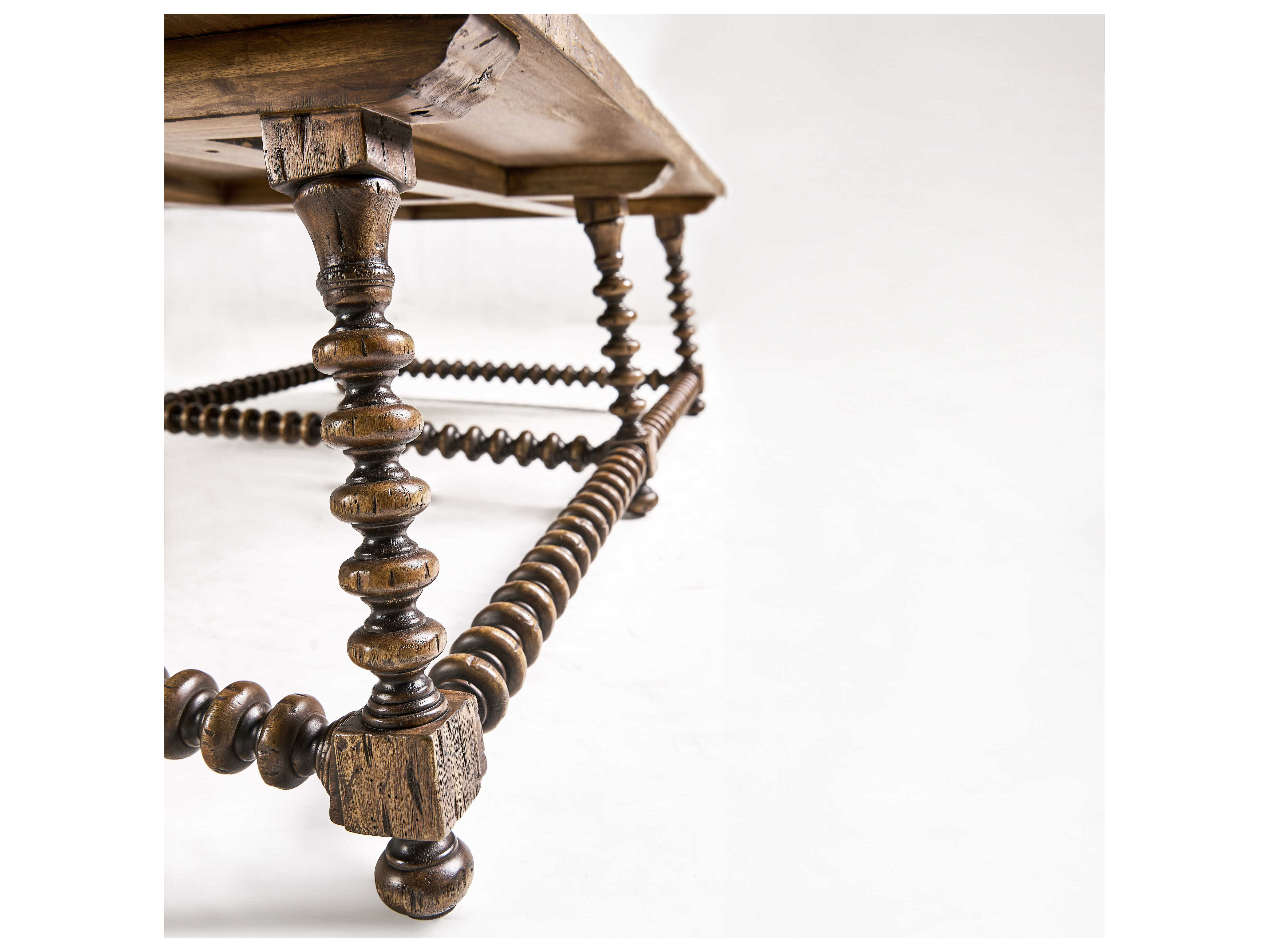 Jonathan Charles Tamarisk Rectangular Wood Spain Walnut Coffee Table ...