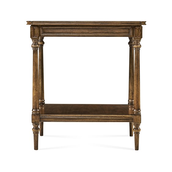 Jonathan Charles Jc Casual Square Wood Walnut End Table | JC494636WAL