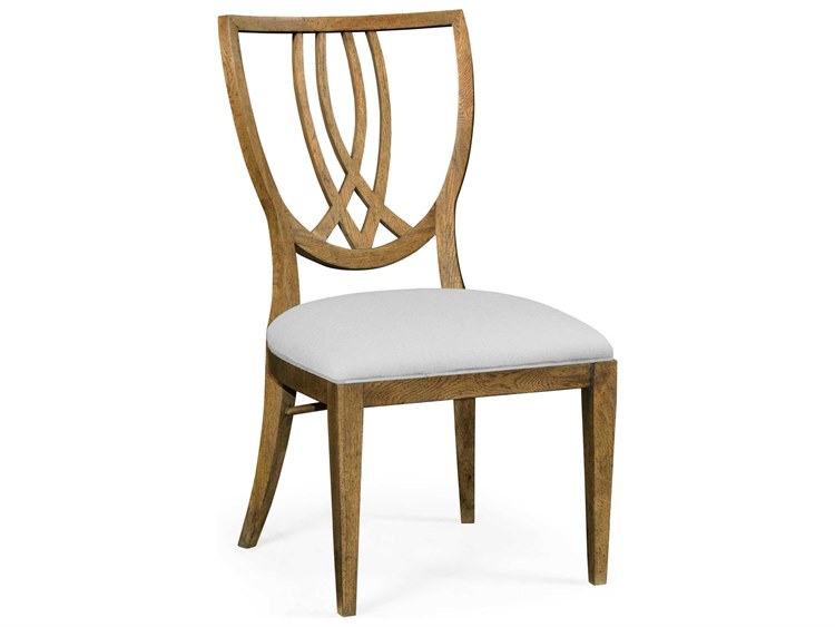 Jonathan Charles Jc Casual Oak Wood Brown Upholstered Armless Dining ...