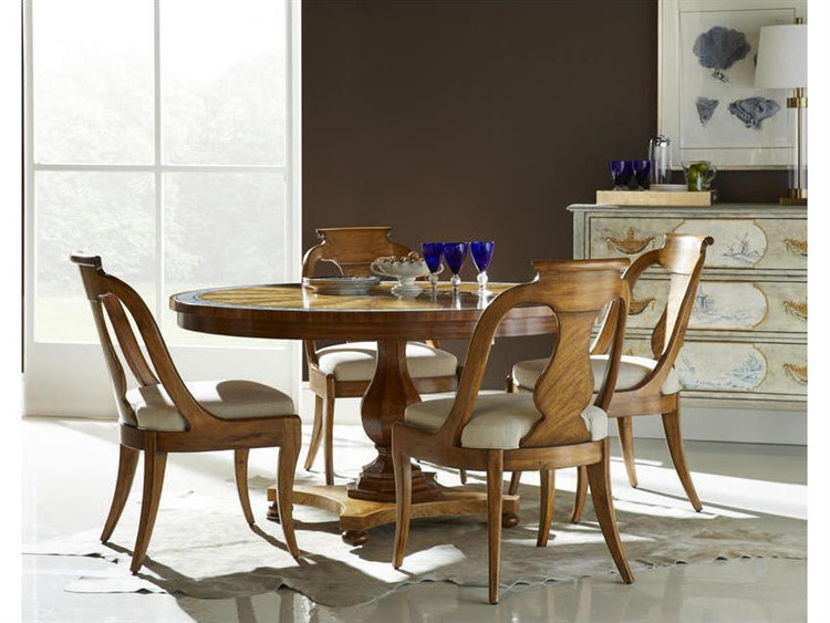 Jonathan Charles Jc Traditional Round Wood Delf Cerejeira Dining Table ...