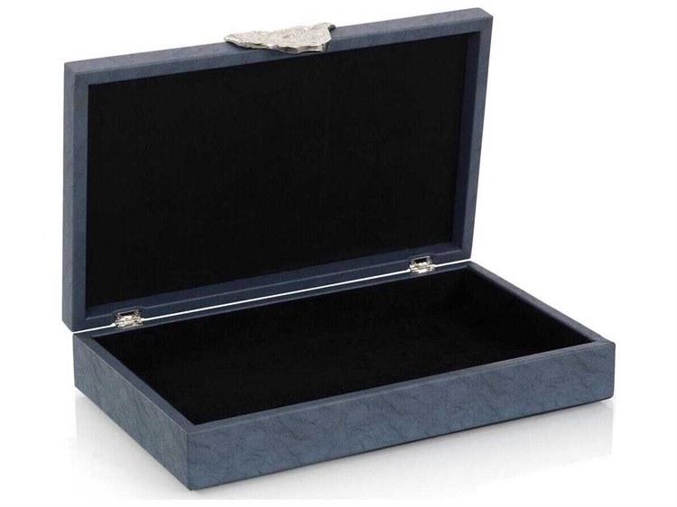 John Richard Gypsy Blue Leather Box | JRJRA12035