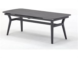Schnupp Patio Marbella Aluminum Faux Rectangular Dining Table | JV17DTFAUX