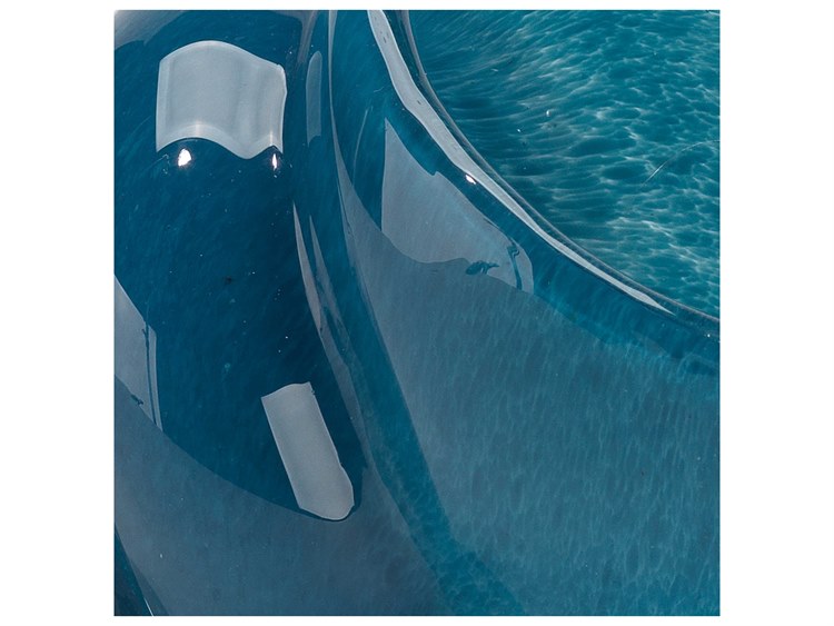 Jamie Young Company Ariel Dark Blue Glass Shells (Set of 2) | JYC7ARIESHBL