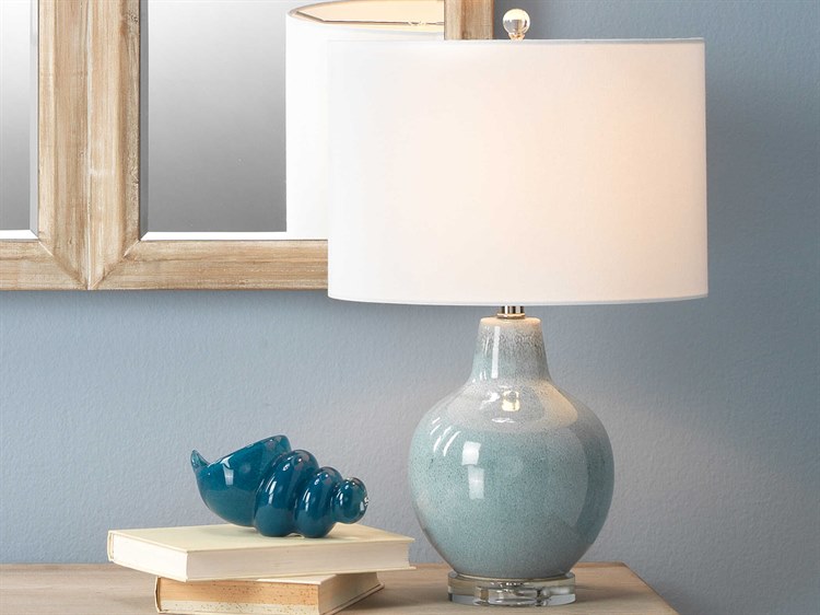 Jamie Young Company Ariel Dark Blue Glass Shells (Set of 2) | JYC7ARIESHBL