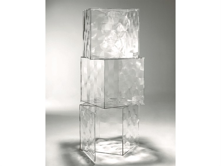 Kartell Optic Crystal Container Cube with Door | KAR3510B4