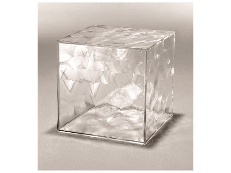 Kartell Optic Crystal Container Cube with Door | KAR3510B4