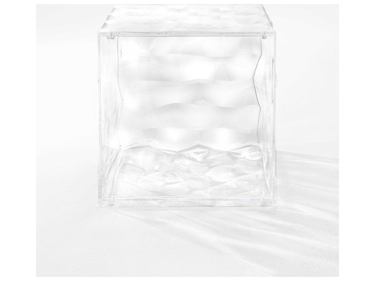 Kartell Optic Crystal Container Cube with Door | KAR3510B4