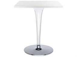 Kartell Toptop Square Plastic White Dining Table | KAR420103