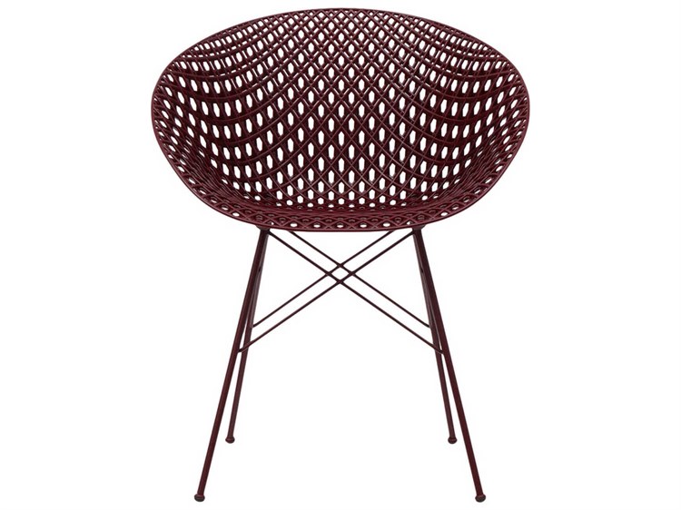 Kartell Smatrik Purple Arm Dining Chair (Sold in 2) | KAR5834PR
