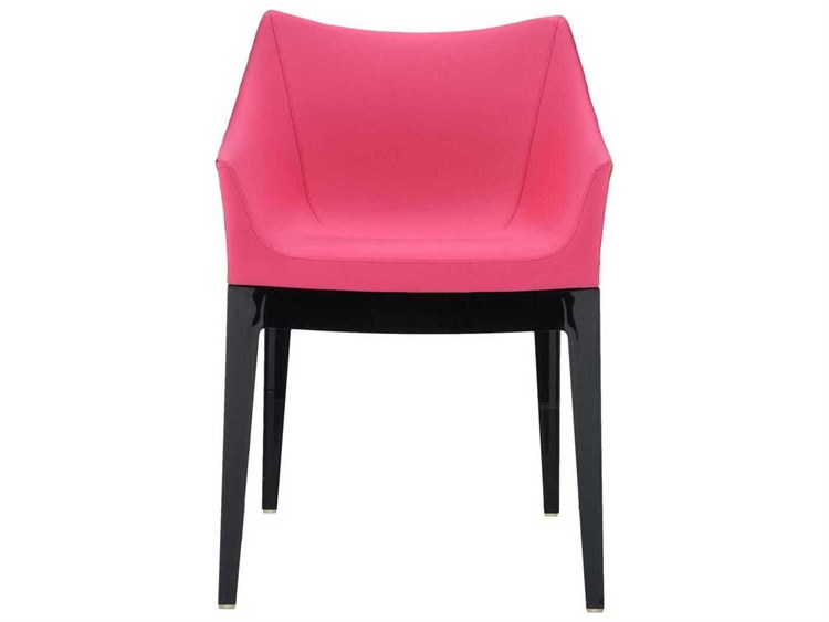Kartell Madame Emilio Pucci Black Upholstered Arm Dining Chair | KAR5838PA