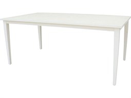 Kingsley Bate Wainscott Teak Rectangular Umbrella Hole Dining Table | KBWS85