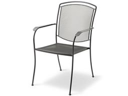 Woodard Reed Steel Swivel Outdoor Patio Lounge Chair | WR5B0077