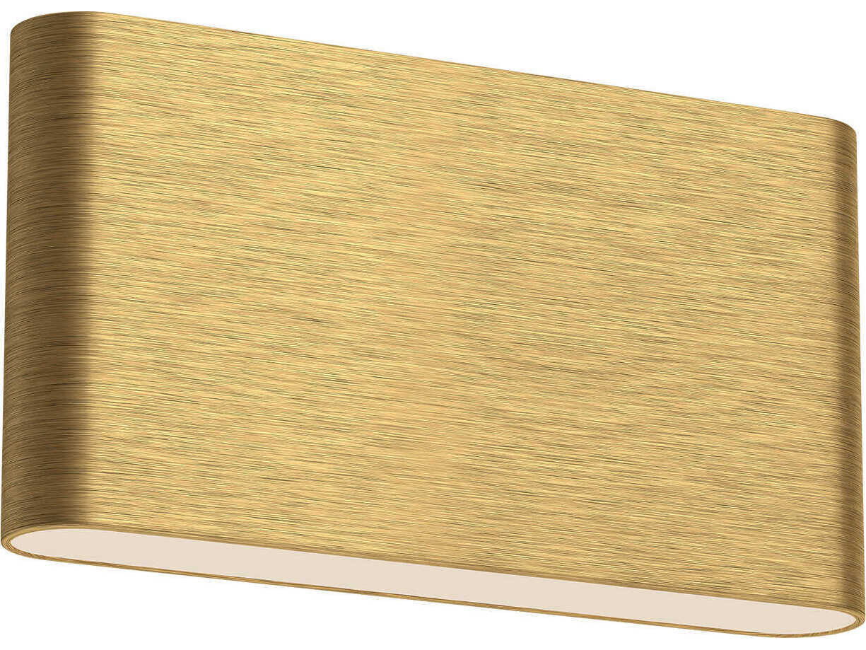Kuzco Lighting Slate Brushed Gold Wall Sconce | KUZAT68010BG
