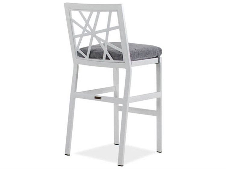 Koverton Parkview Knest Cast Aluminum Armless Outdoor Patio Bar Stool ...