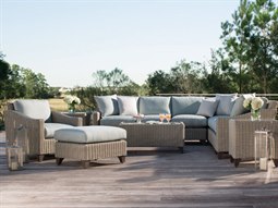 South Sea Rattan New Java Wicker Sandstone Sectional Outdoor Patio ...