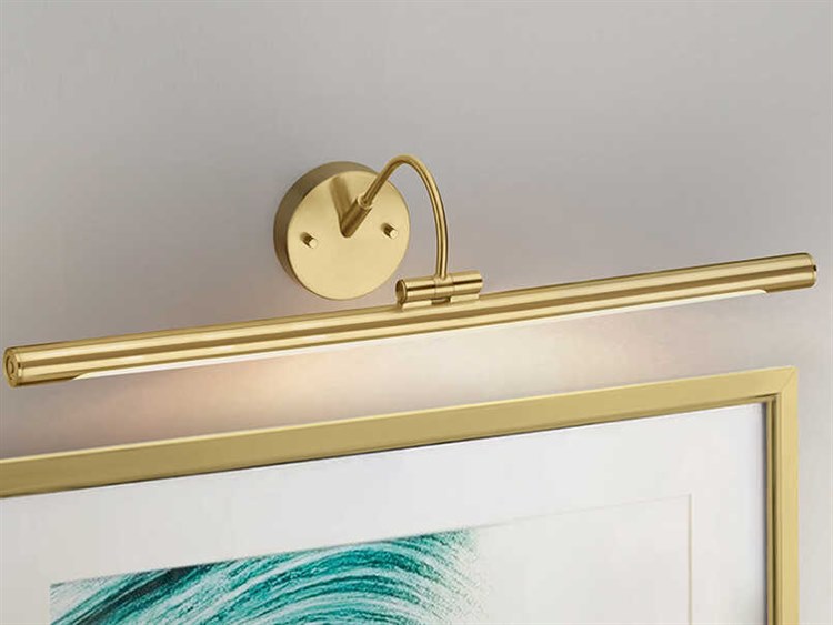 Lucas McKearn Alton 1-Light Brushed Brass Picture Light | LCKALTONPLLBB