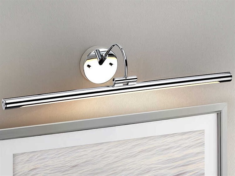 Lucas McKearn Alton 1-Light Polished Chrome Picture Light | LCKALTONPLLPC