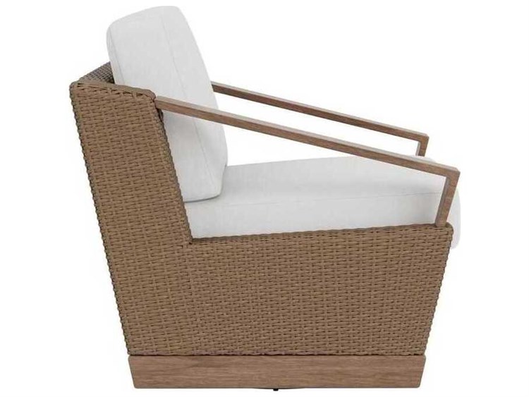 Lloyd Flanders Charisma Aluminum Wicker Swivel Lounge Chair | LF421080