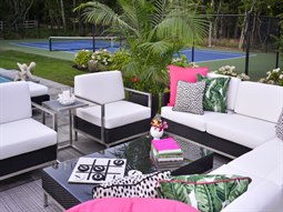 South Sea Rattan New Java Wicker Sandstone Sectional Outdoor Patio ...