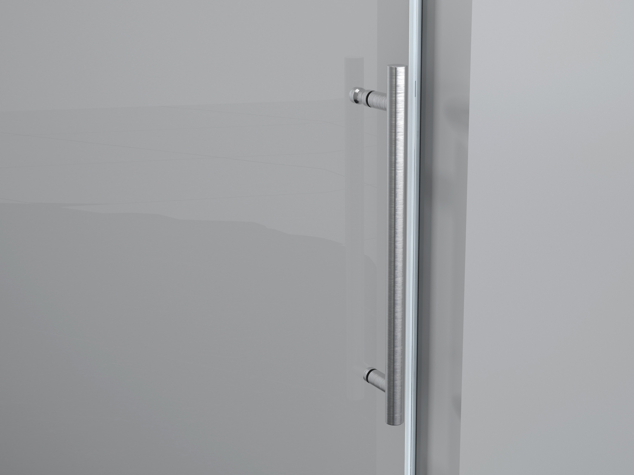 Legion Furniture Gd Shower Door With Brushed Nickel Hardware ...