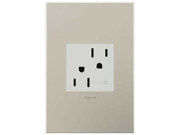 Legrand Outlets White Tamper-Resistant Half Controlled Outlet ...