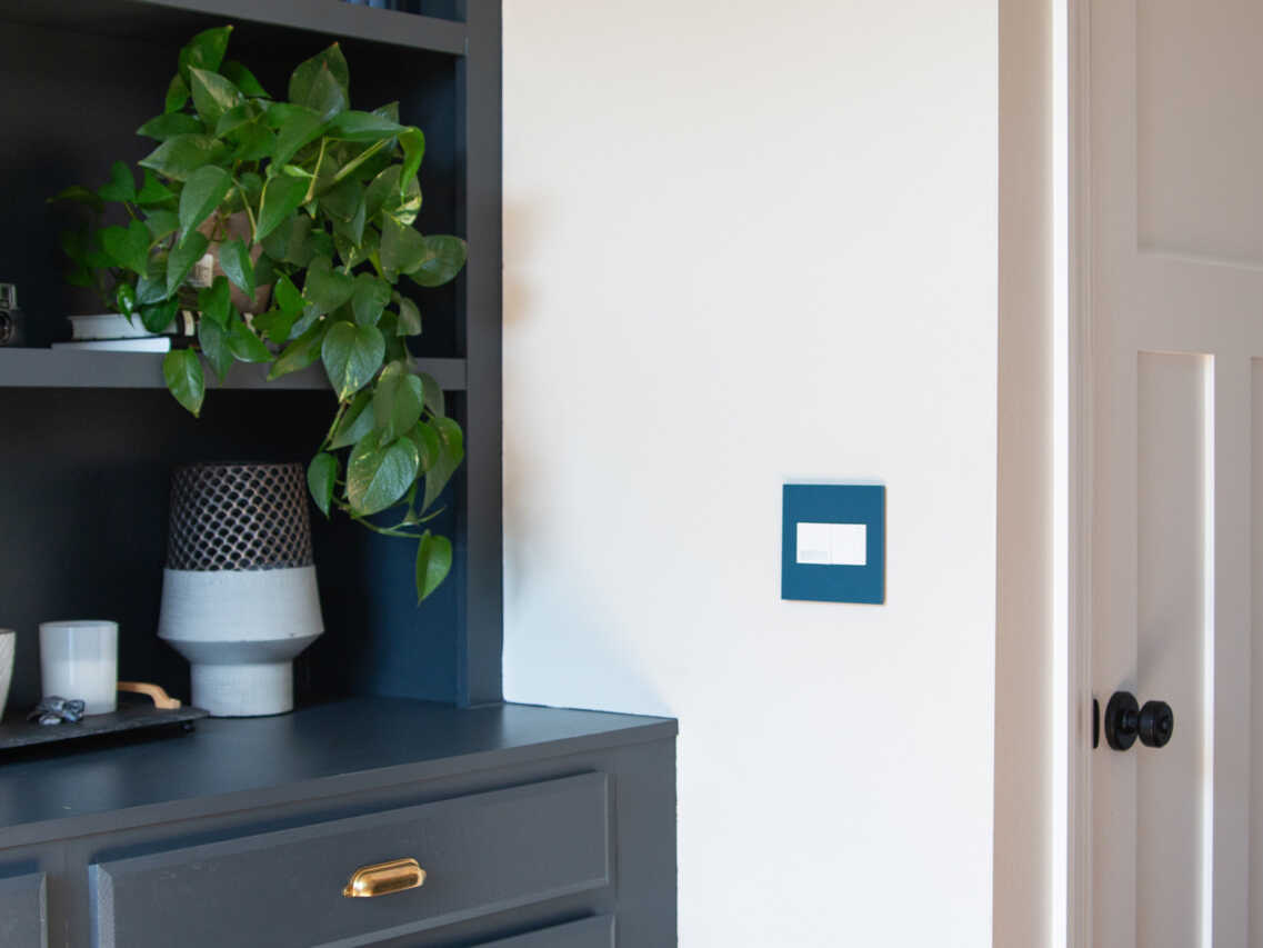 Legrand Plastics Mystic Two-Gang Screwless Wall Plate with Microban ...